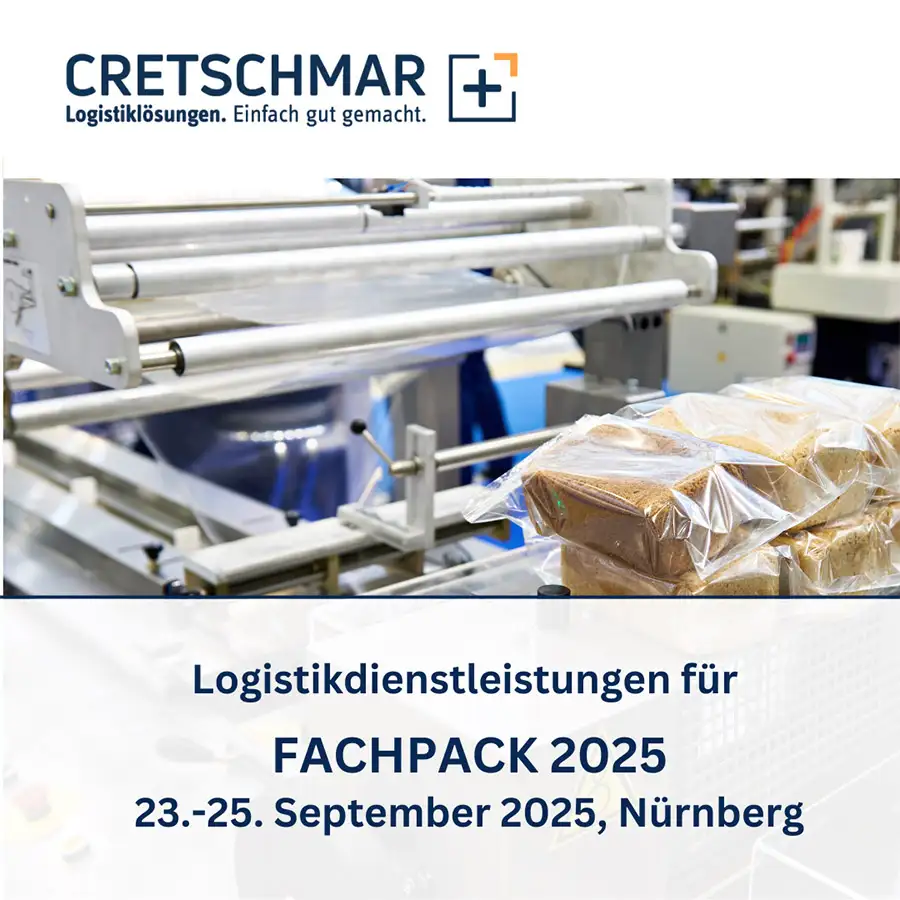 Logistikangebot: Mit CRETSCHMAR entspannt zur Fachpack 2025 in Nürnberg ...